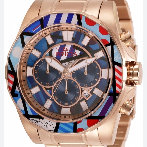 Invicta | Accessories | Invicta 48mm Britto Limited Edition Quartz ...